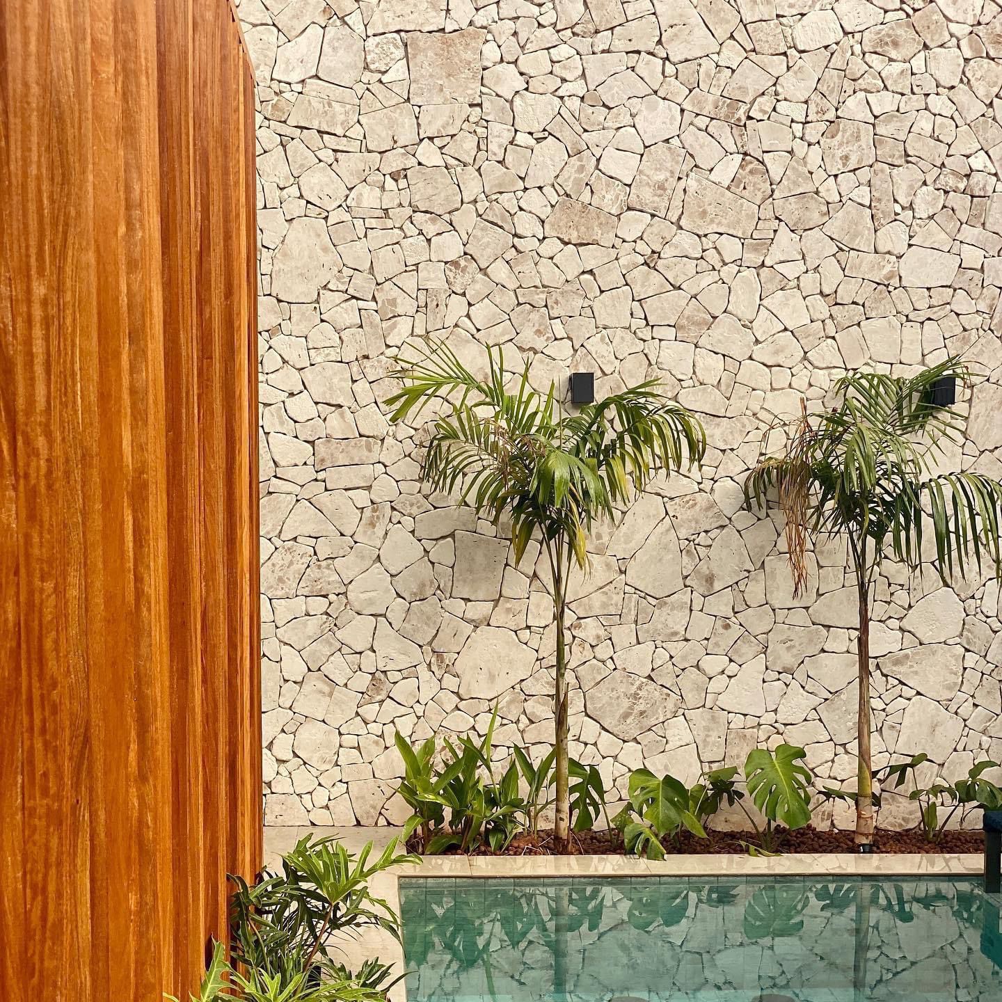 Travertino La Roccia R$275,00 M² - Casa das Pedras Decorativas