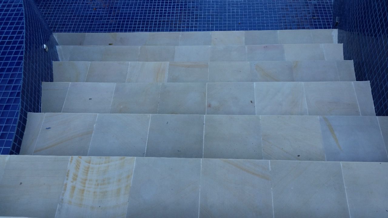 Arenito Claro Serrado R$215,00m² - Casa das Pedras Decorativas