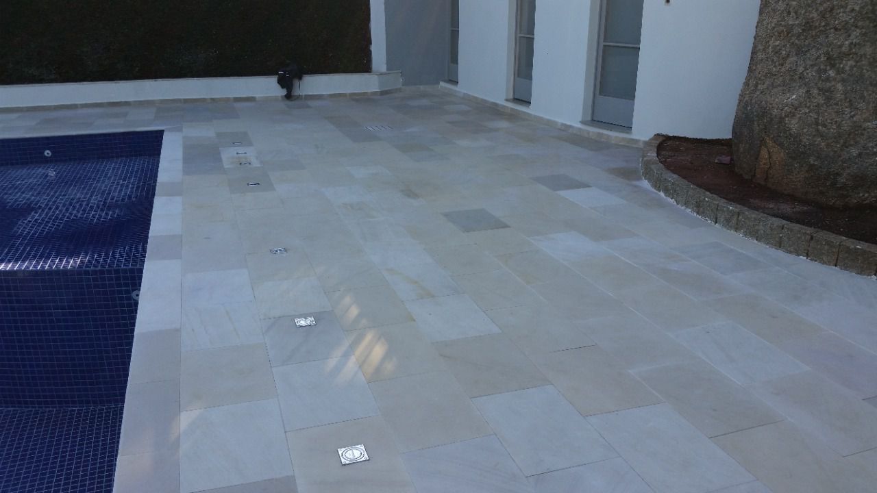 Arenito Claro Serrado R$215,00m² - Casa das Pedras Decorativas