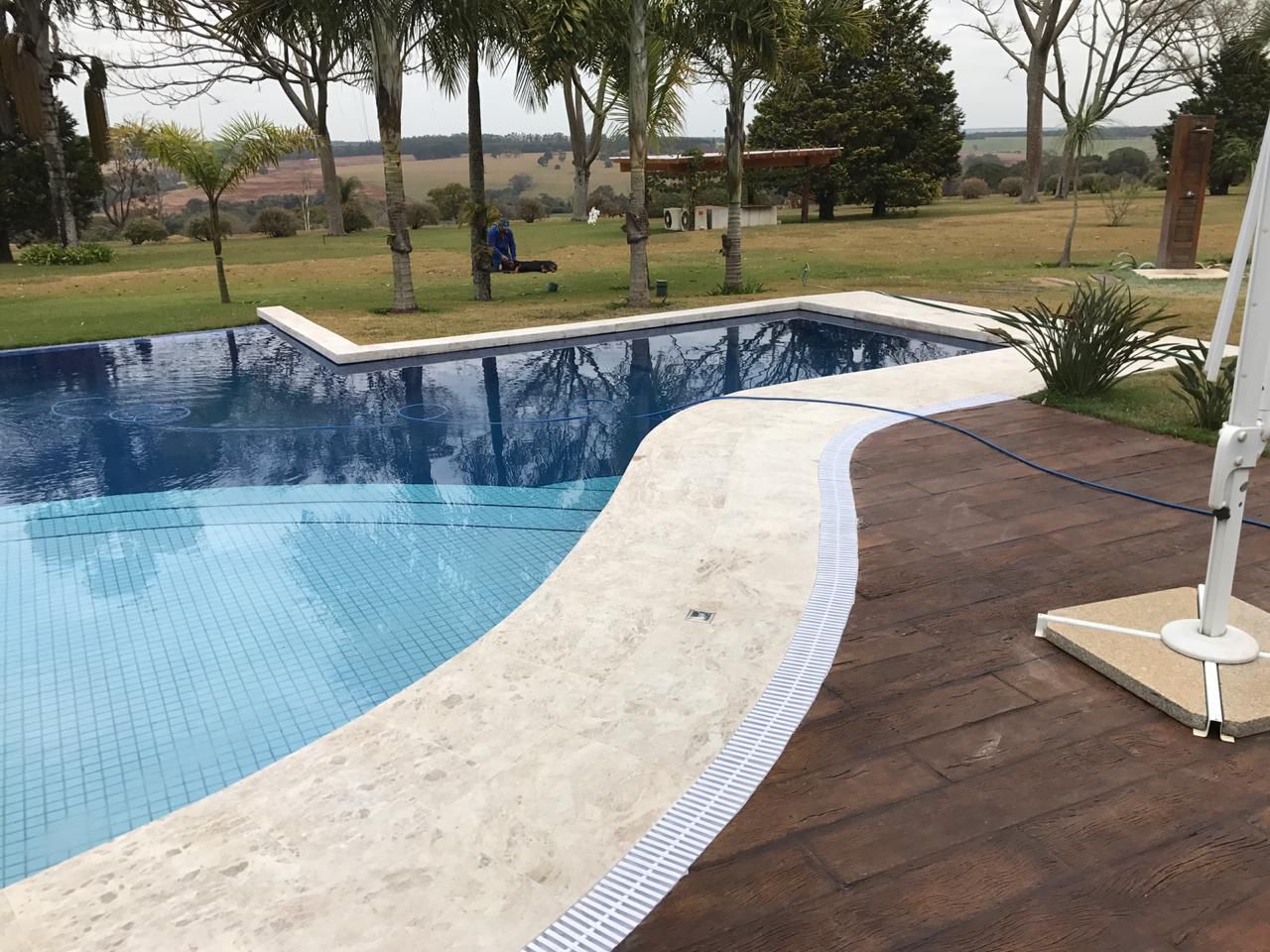 Travertino Levigado Piso - Casa das Pedras Decorativas