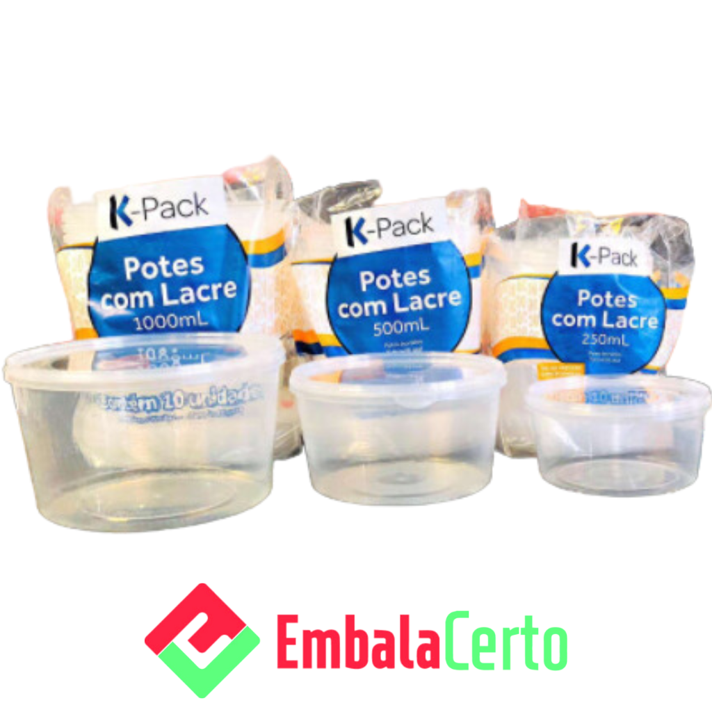 POTE REDONDO COM TAMPA LACRE 500ML - K-PACK - Embalacerto - A embalagem ...