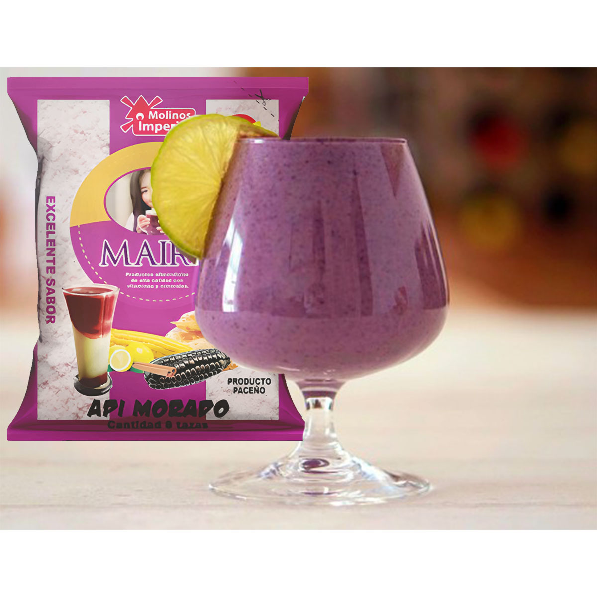 Api Roxo / Mingau de Milho Roxo bebida quente Produto Boliviano 150g ...