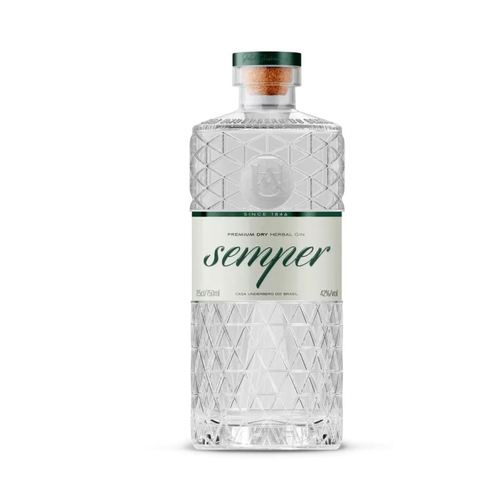 Gin Semper Premium Dry 750ml - Família Scopel Delivery