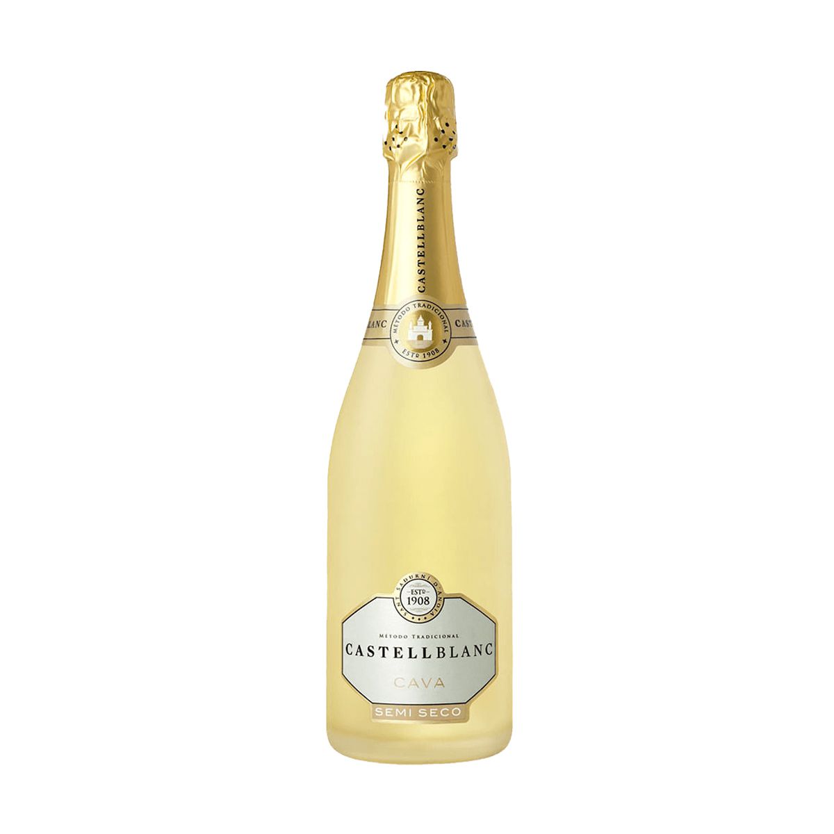 Espumante Branco Demi Sec Cava Castellblanc 750ml - Família Scopel Delivery