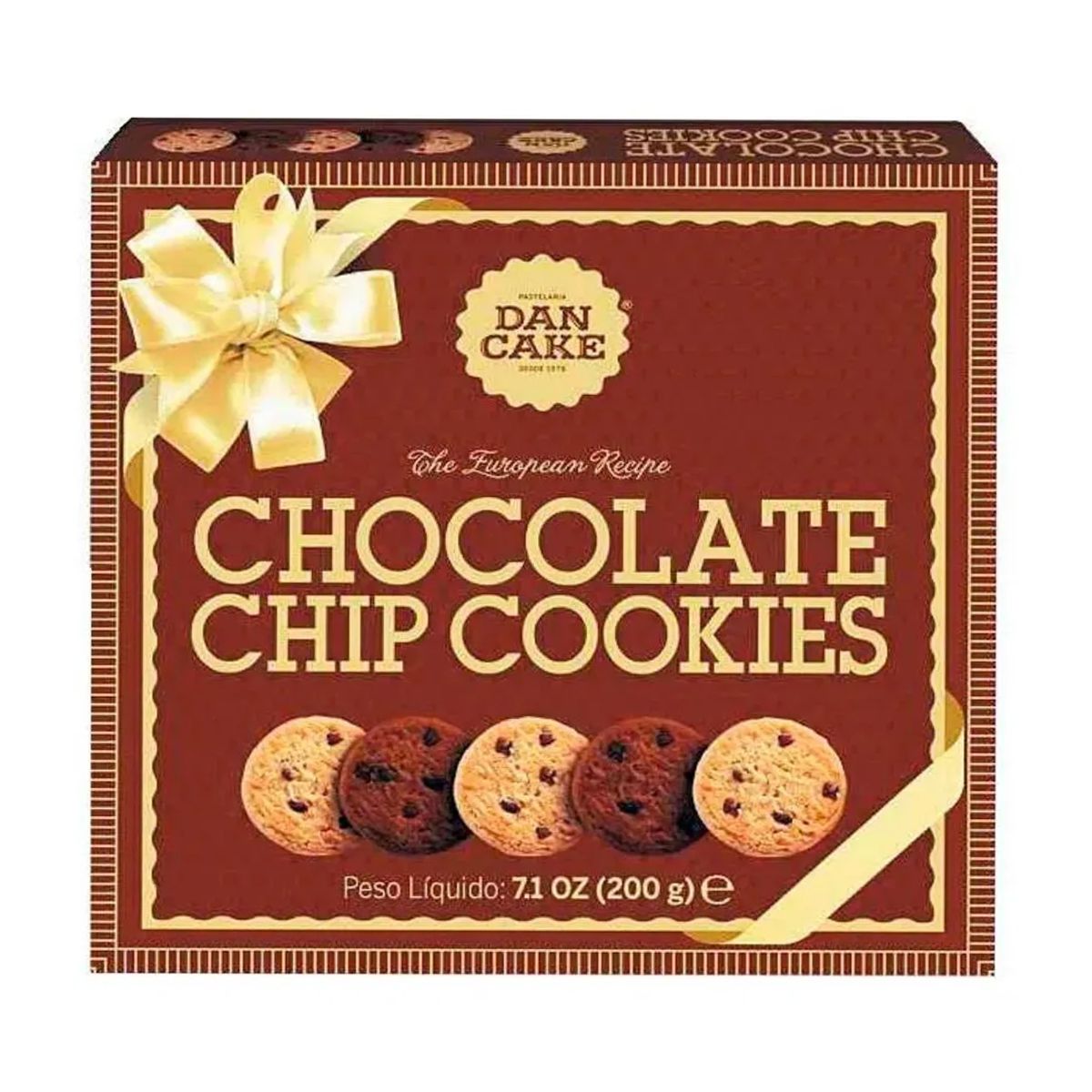 Biscoito Chocolate Chip Cookies Dan Cake 200g - Família Scopel Delivery