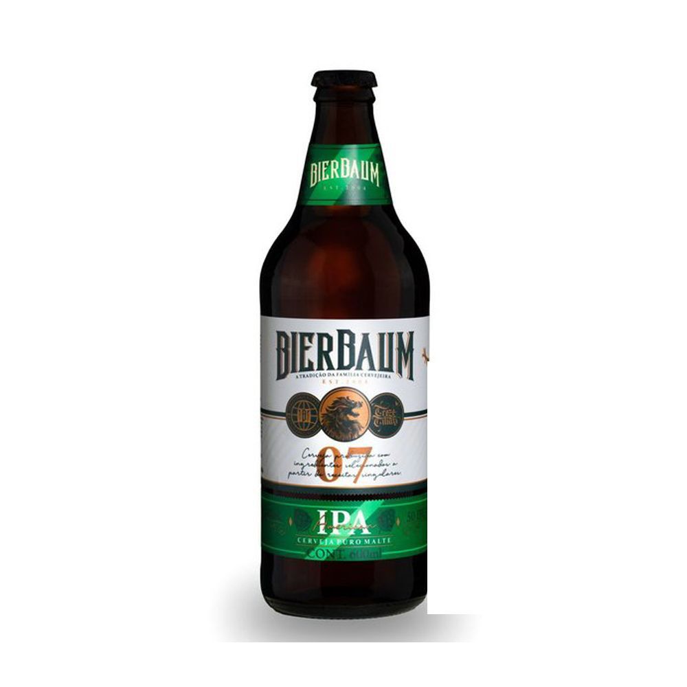 Cerveja Bierbaum American Ipa 600ml - Família Scopel Delivery