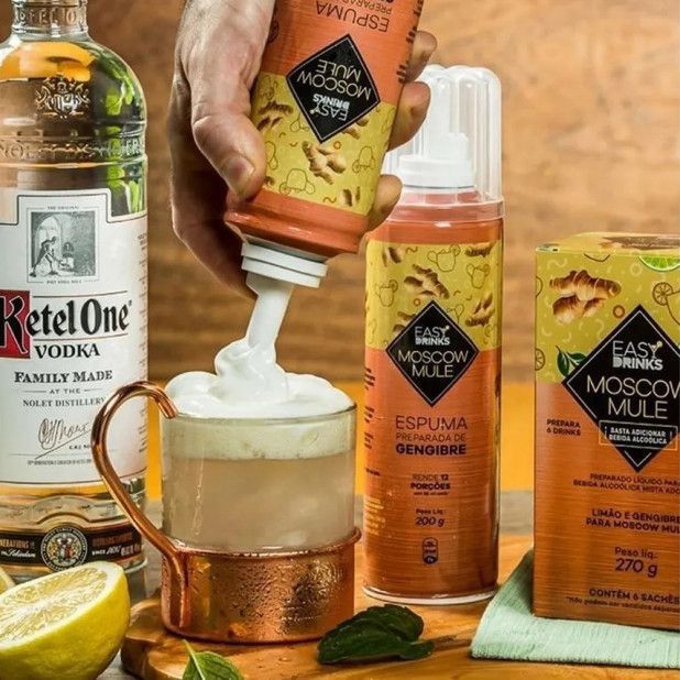 Espuma Easy Drinks Sabor Gengibre 200g - Família Scopel Delivery