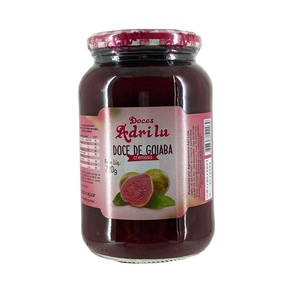 Doce Adri de Goiaba Cremoso 720g - Família Scopel Delivery