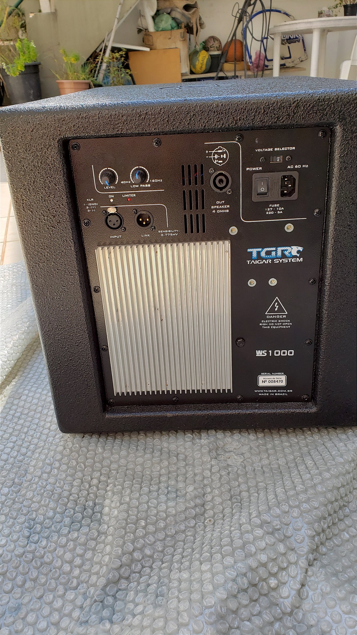 WS SUB 15A ; SUBWOOFER ; TAIGAR SYSTEM ; CAIXA ATIVA ; CAIXA WALL - LS ...