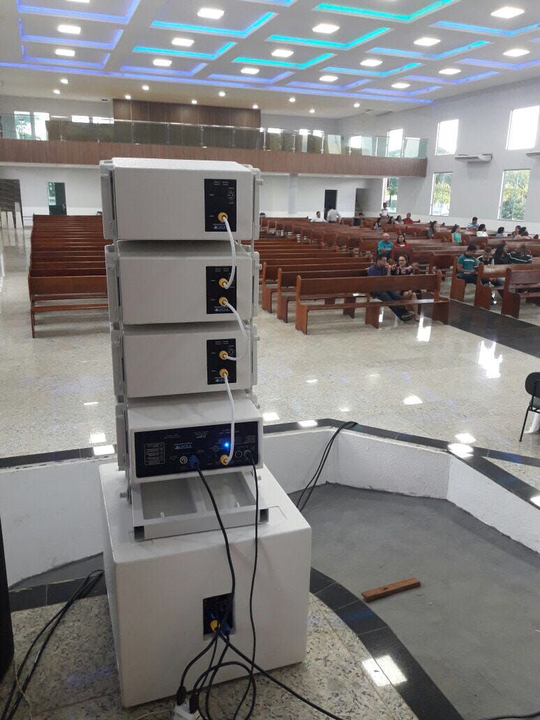 Caixas Line Array Taigar System NEO 844 A - Woofer 8" + Driver TI - LS ...