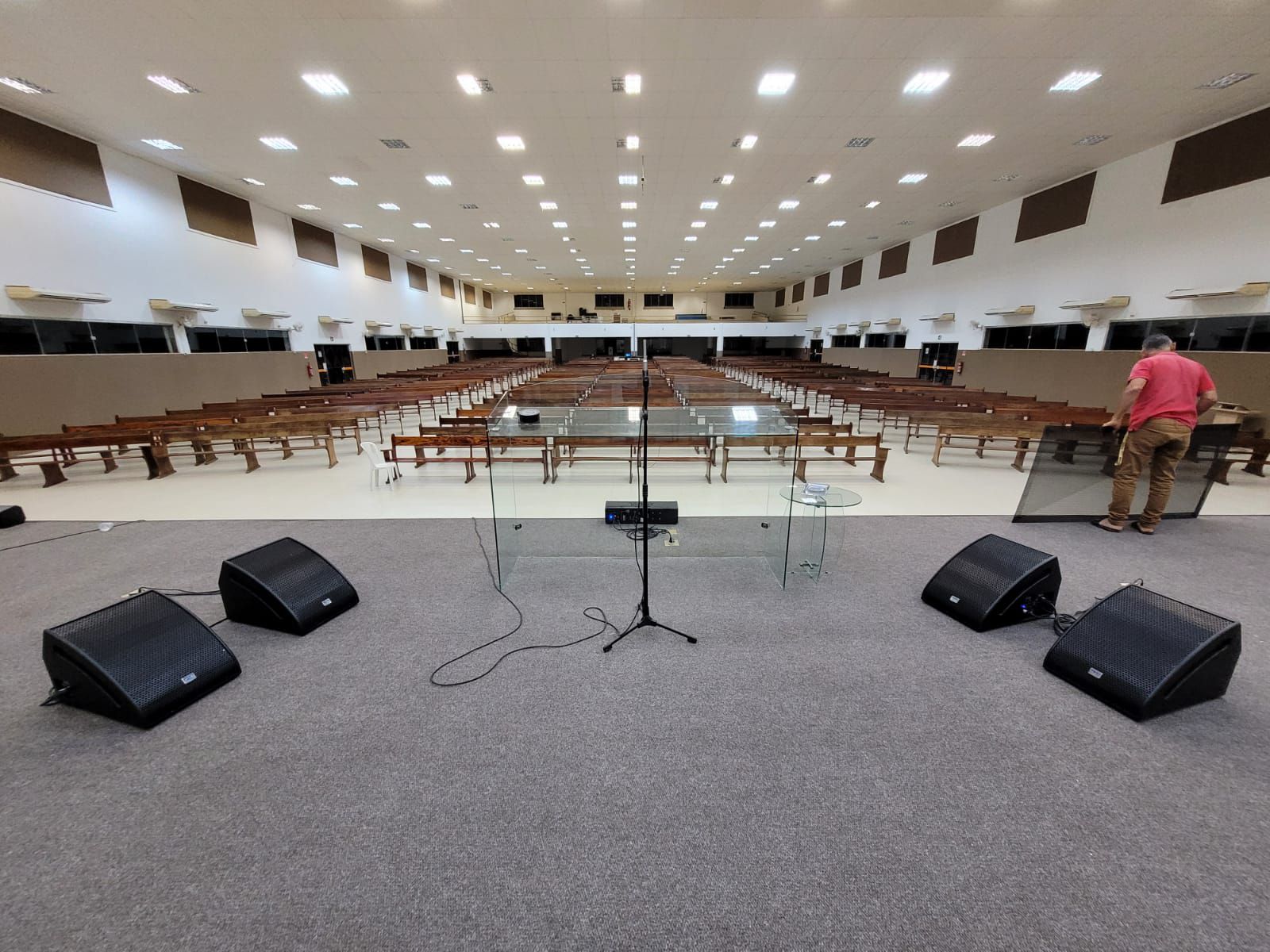 Monitor de Palco Ativo - LS AUDIO PRO Mesa de Som Soundcraft Caixa ...