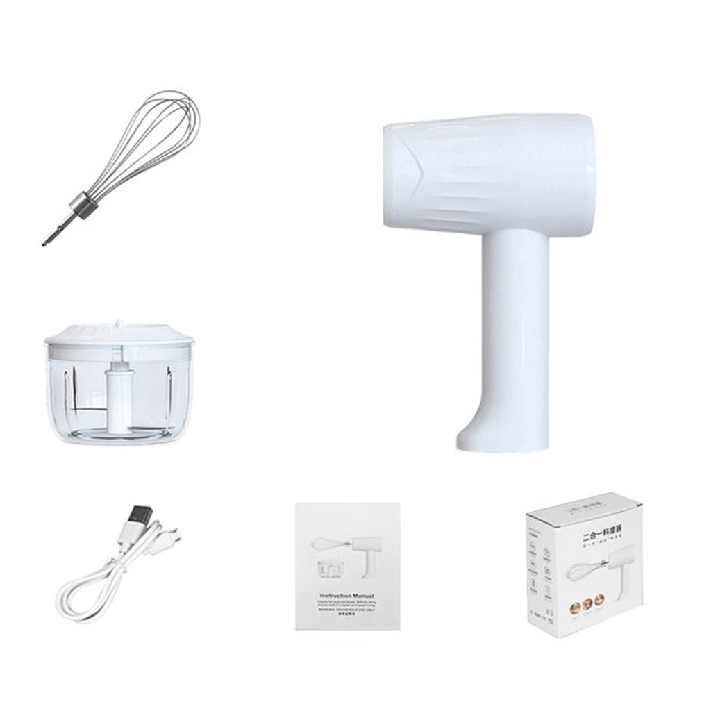 Mini Batedeira Elétrica Rosa Batedor Bolo Creme Automático - YDTECH