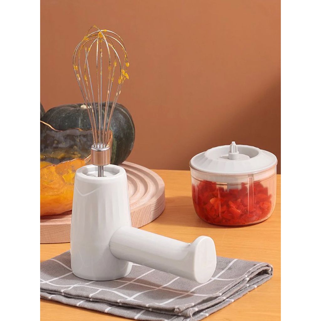 Mini Batedeira Elétrica Rosa Batedor Bolo Creme Automático - YDTECH