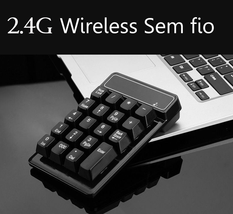 Teclado Numérico Sem Fio Usb 2.4ghz Notebook e PC 83029 YDTECH - YDTECH