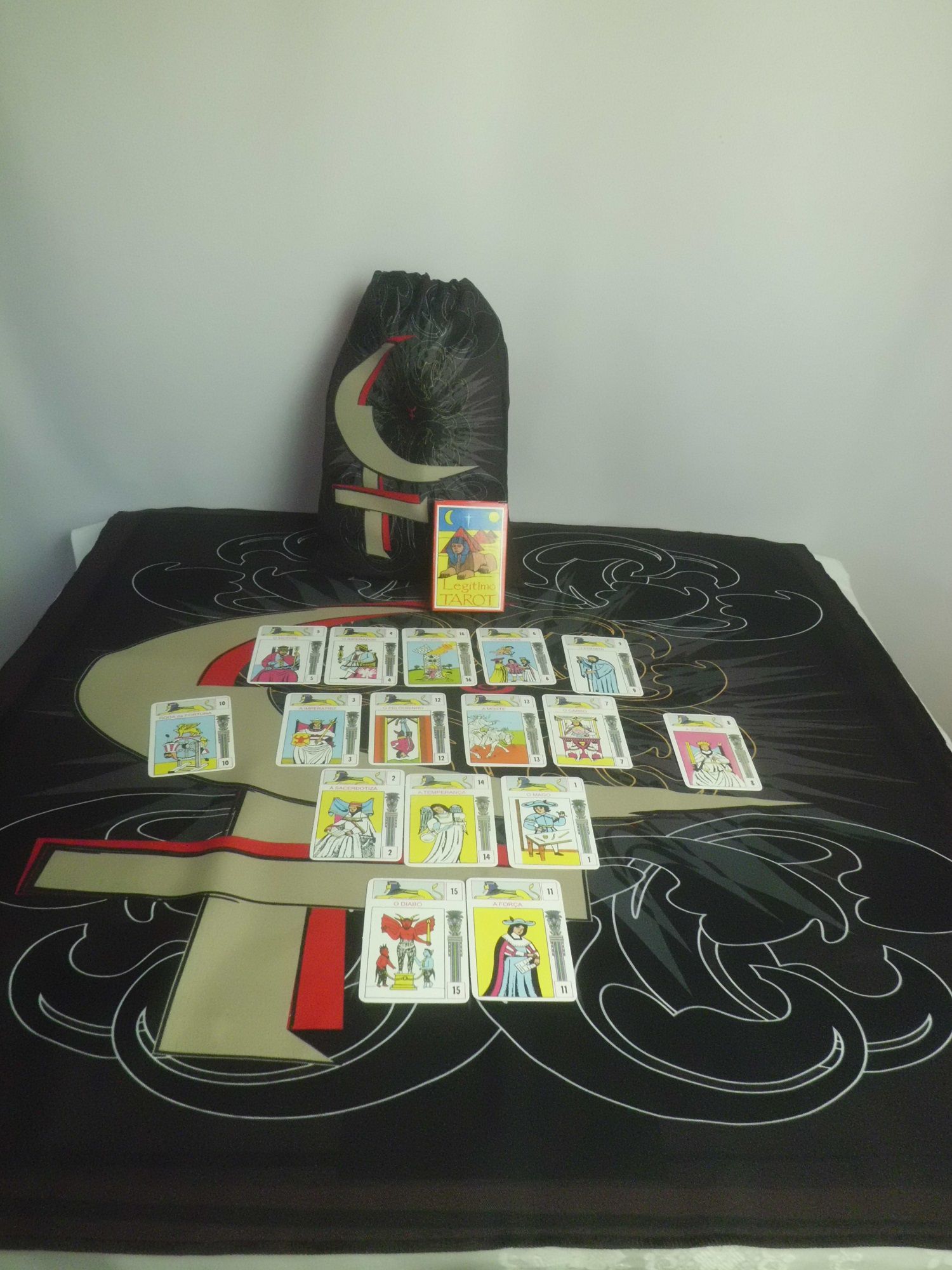 TOALHA ESOTERICA TAROT SIMBOLOS DEUSA LILITH - Mandalas e Rituais