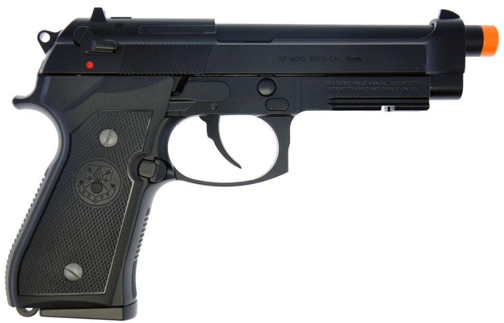Pistola Airsoft M92 Black G&G GBB 6mm - Full Metal - E&G Comércio - Airsoft