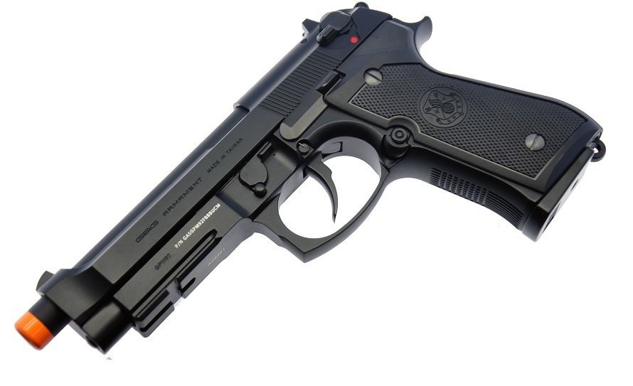Pistola Airsoft M92 Black G&G GBB 6mm - Full Metal - E&G Comércio - Airsoft