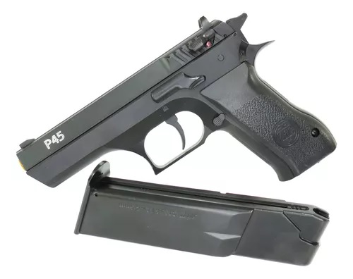 Pistola Airgun P45 KWC Rossi Co2 4,5mm - E&G Comércio - Airsoft
