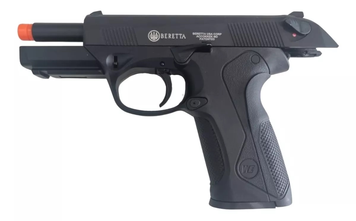 Pistola Airsoft Beretta Px4 Black We GBB 6mm - E&G Comércio - Airsoft