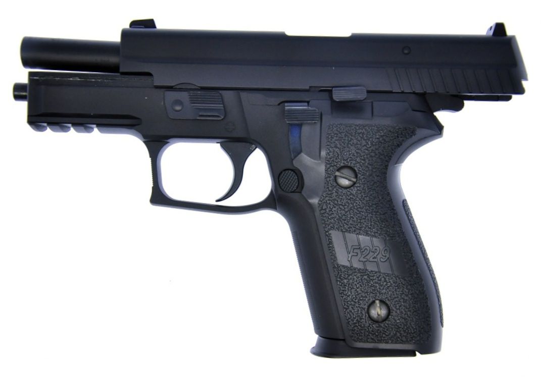 Pistola Airsoft Sig F229 WE GBB 6mm - Full Metal - E&G Comércio - Airsoft