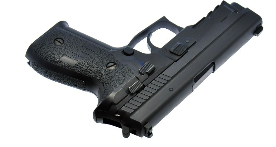 Pistola Airsoft Sig F229 WE GBB 6mm - Full Metal - E&G Comércio - Airsoft