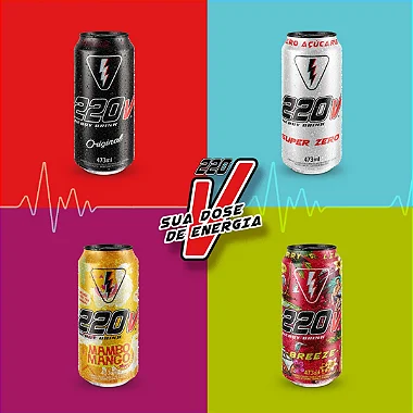Energético 220v Original 473ml - Loja Cervejaria NewAge