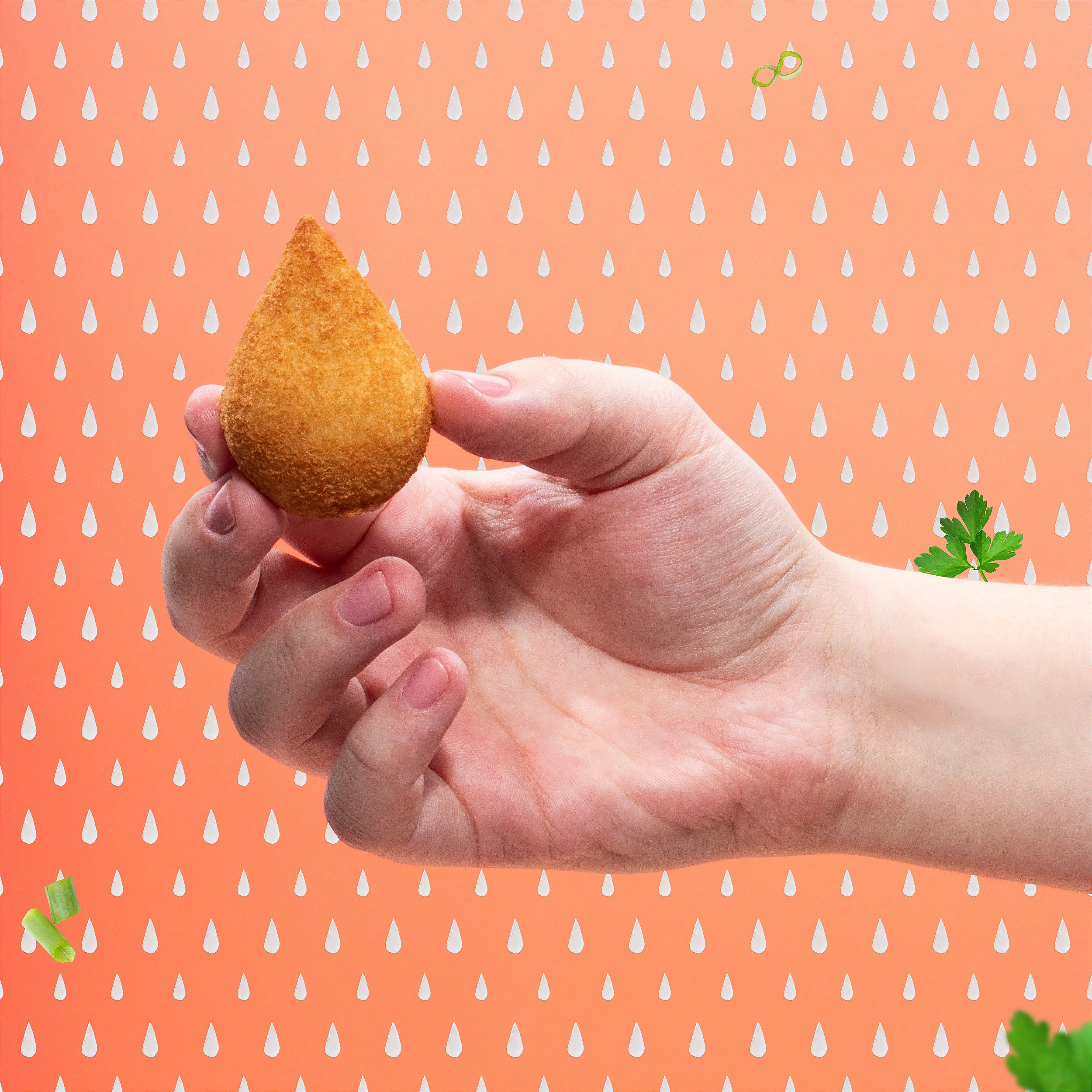 Mini Coxinha de Frango 🐔 - Caixa Gourmet - Comemore do seu jeito