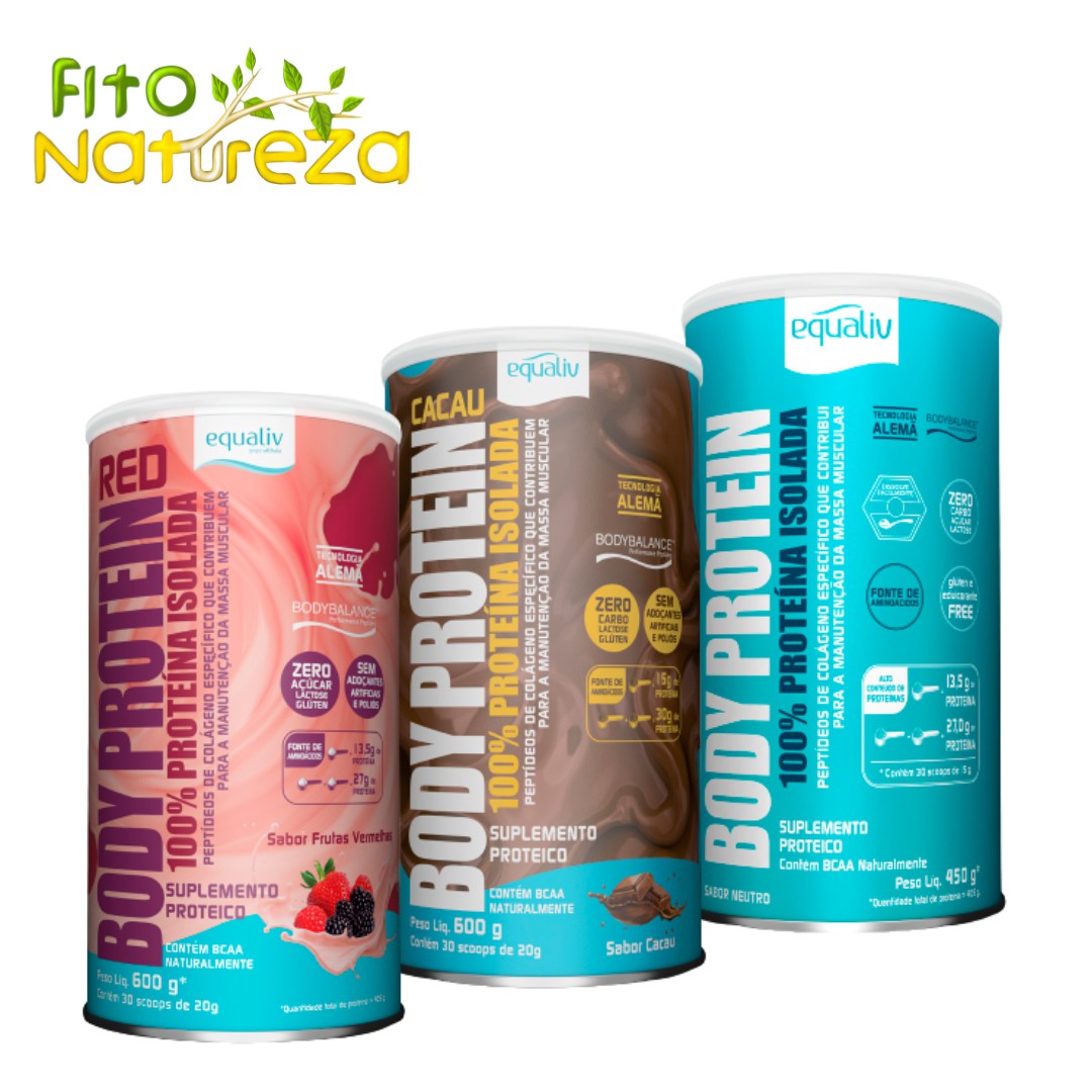 KIT BODY PROTEIN 3 SABORES - FitoNatureza