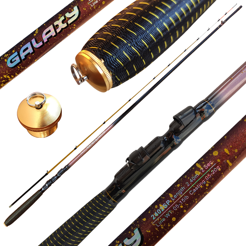 Vara Para Pesca Ultra Light Molinete Carretilha Piau Tilápia 2,40m 15lbs - Docarmo Pesca