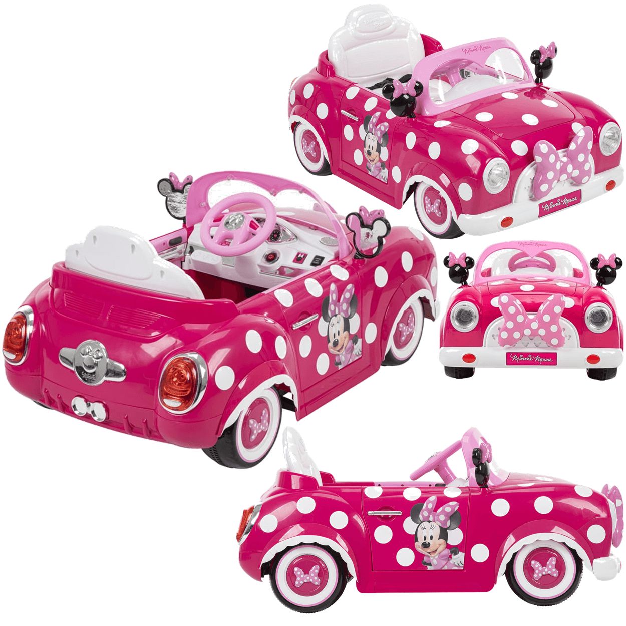 Carrinho Eletrico Infantil Zippy Toys Minnie Mouse 6V Rosa - Maçã Verde ...