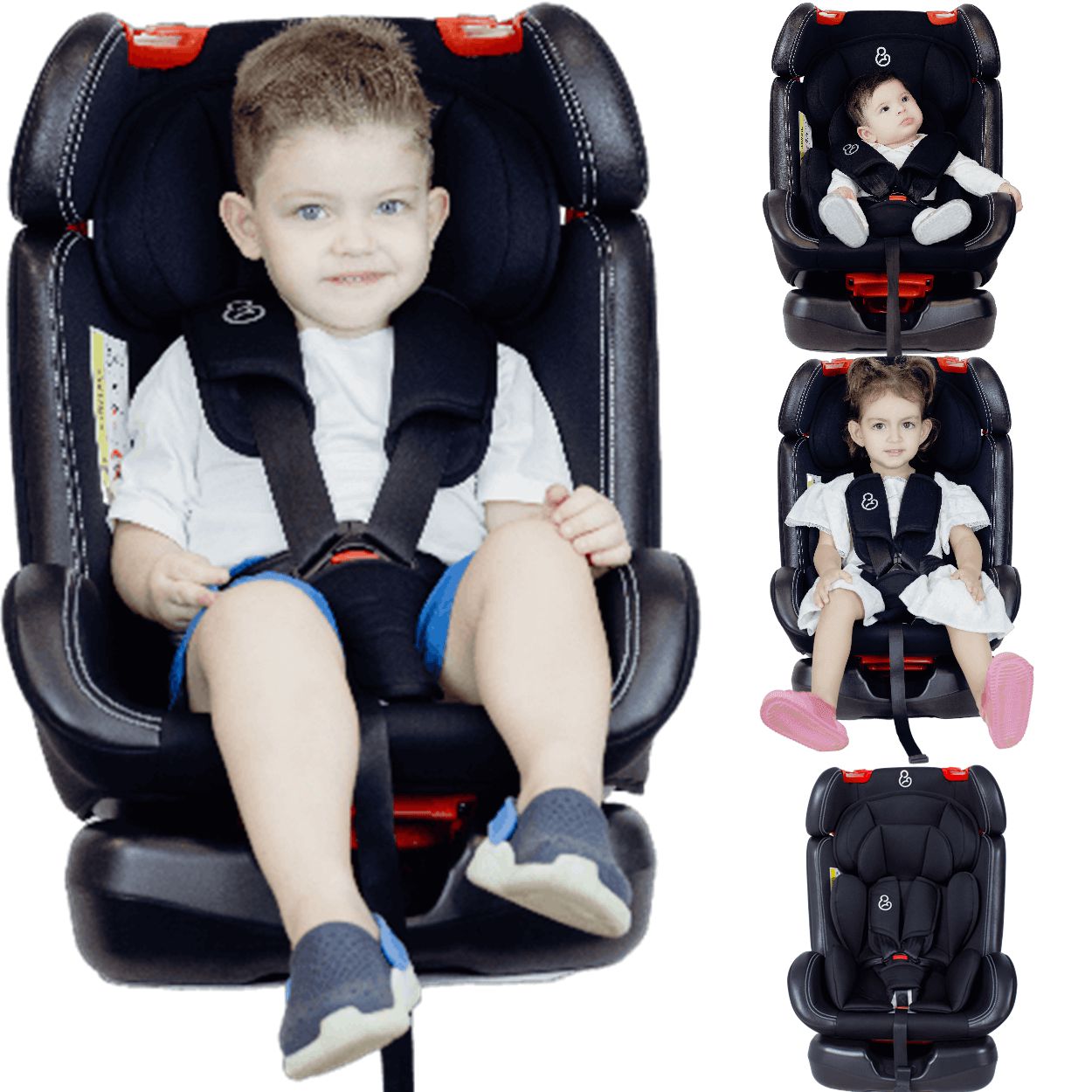 Cadeirinha Para Carro Galzerano Prati ISOFIX Preto 0 a 36 Kg - Maçã ...