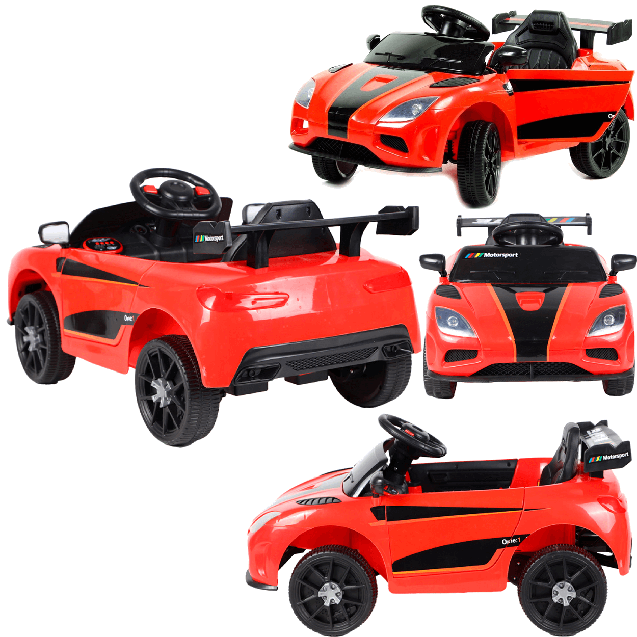 Carro Eletrico Bang Toys SS Sportiva 12V com Controle Vermelho - Maçã ...