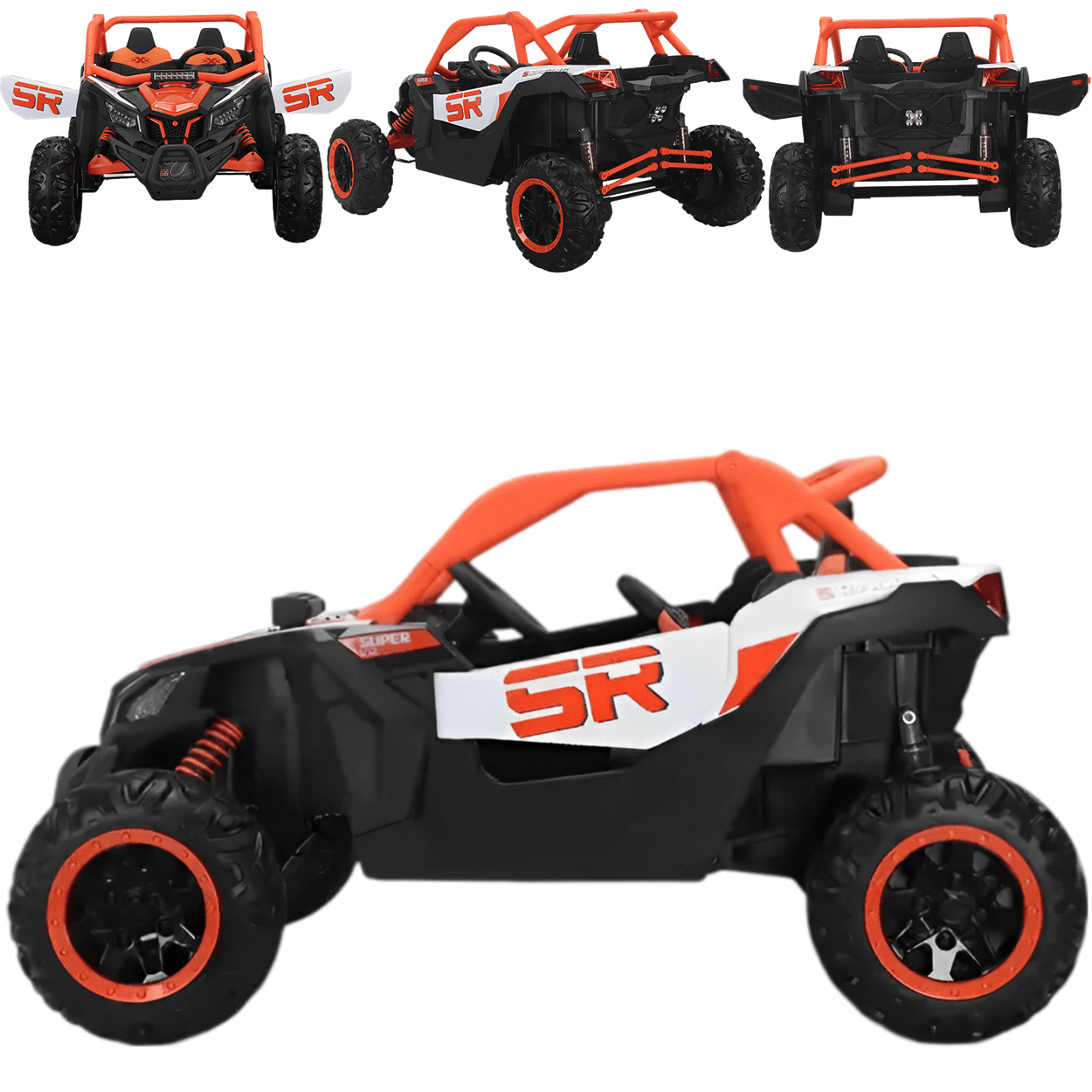 Carro Eletrico Bang Toys Maverick Turbo Buggy SR 24V CR Laranja - Maçã ...