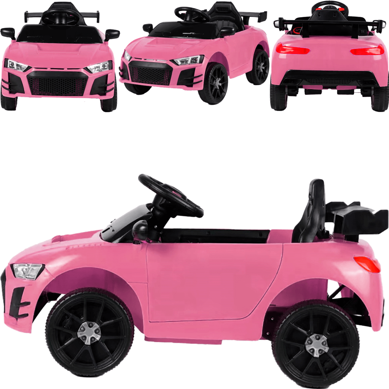 Carro Eletrico Bang Toys ALD Cabrio A1 R-Sport 12V Controle Rosa - Maçã ...