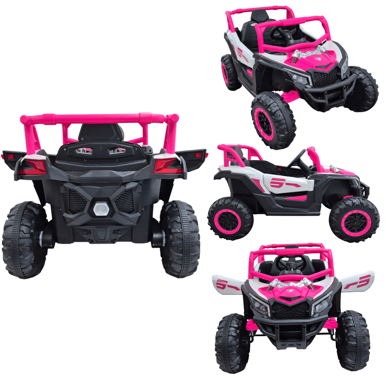 Carro Eletrico Bang Toys Maverick Buggy CAN-AM R3 12V CR Rosa - Maçã ...