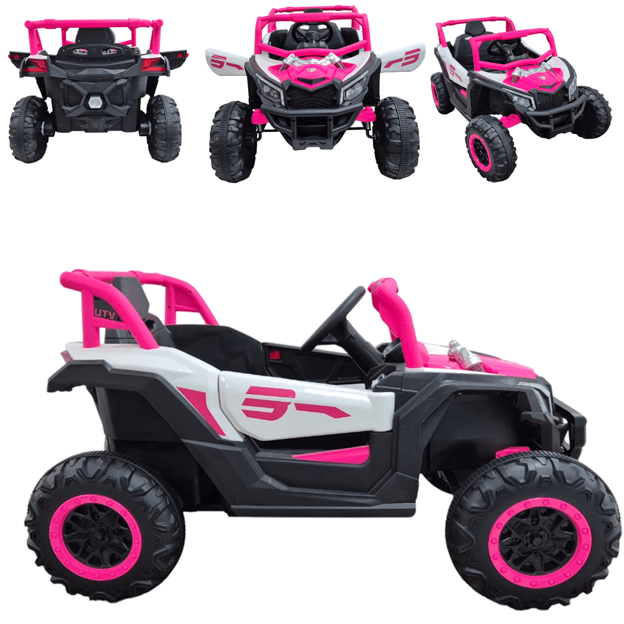 Carro Eletrico Bang Toys Maverick Buggy CAN-AM R3 12V CR Rosa - Maçã ...