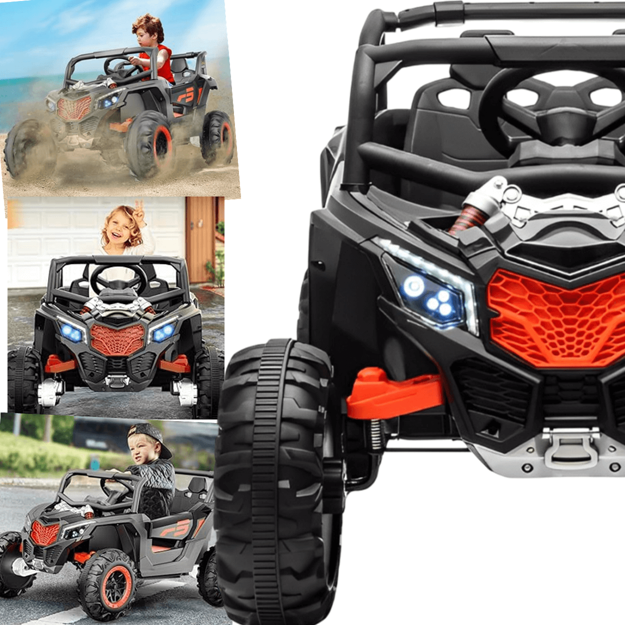 Carro Eletrico Bang Toys Maverick Buggy CAN-AM R3 12V CR Preto - Maçã ...