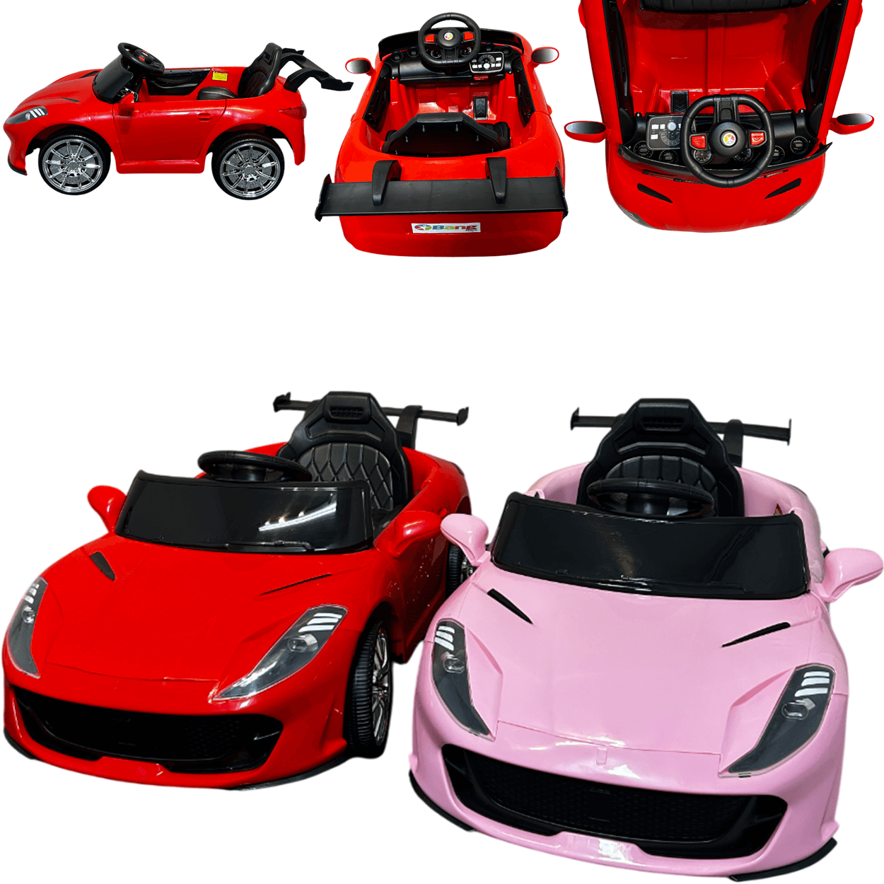 Carro Elétrico Bang Toys Scarlet GT Vermelho 12V com Controle Remoto ...