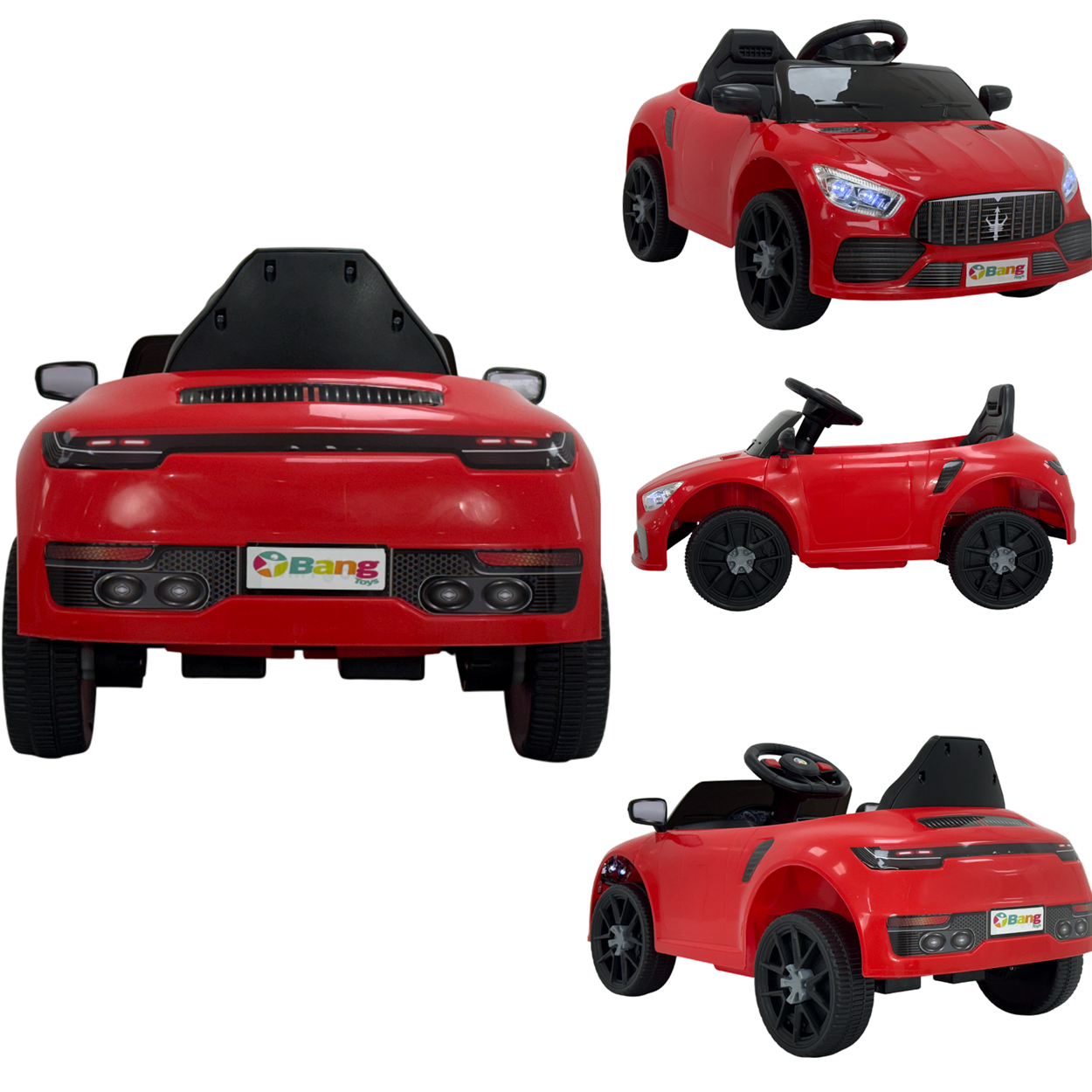 Carro Elétrico Bang Toys Striker X10 Vermelho com Controle Remoto ...
