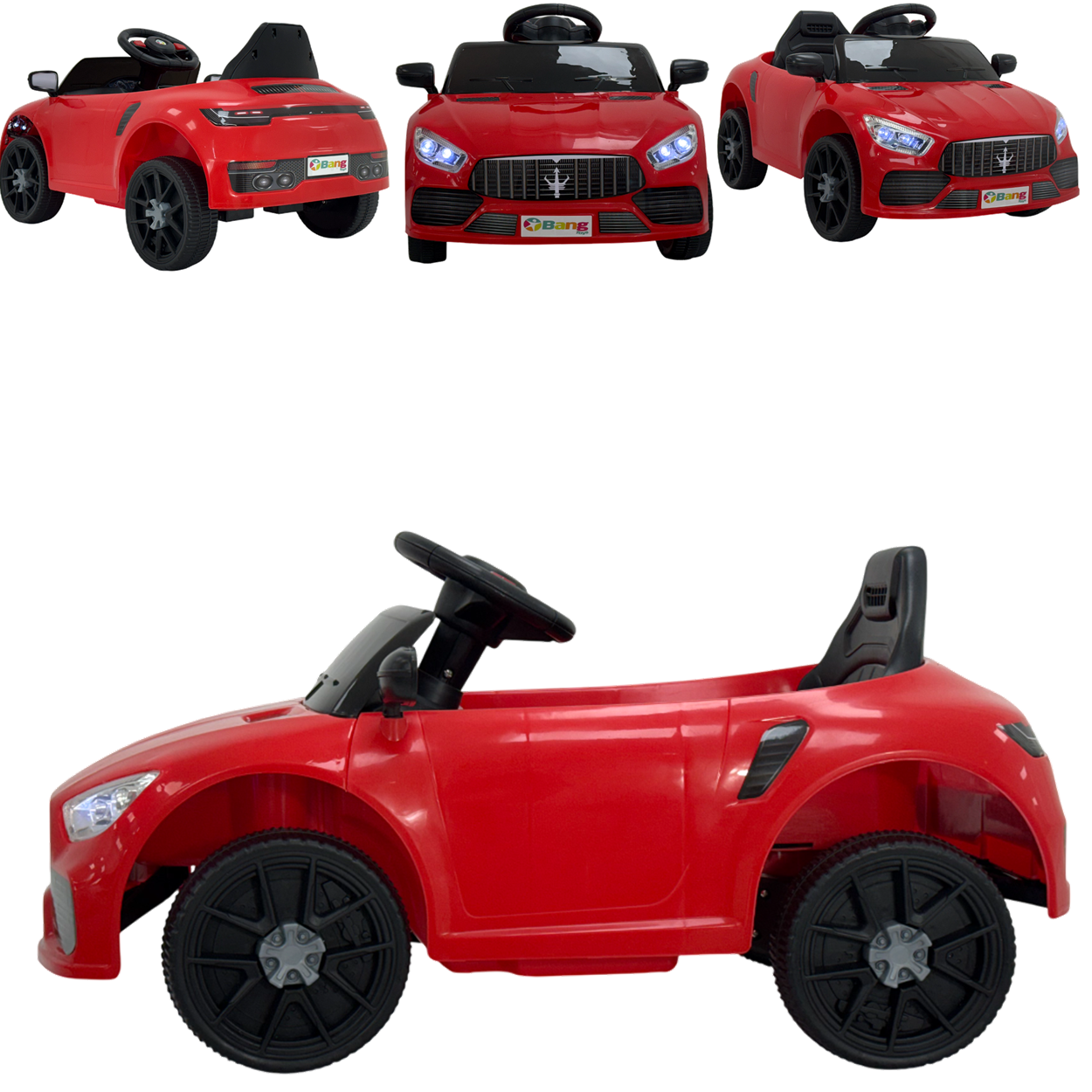 Carro Elétrico Bang Toys Striker X10 Vermelho com Controle Remoto ...