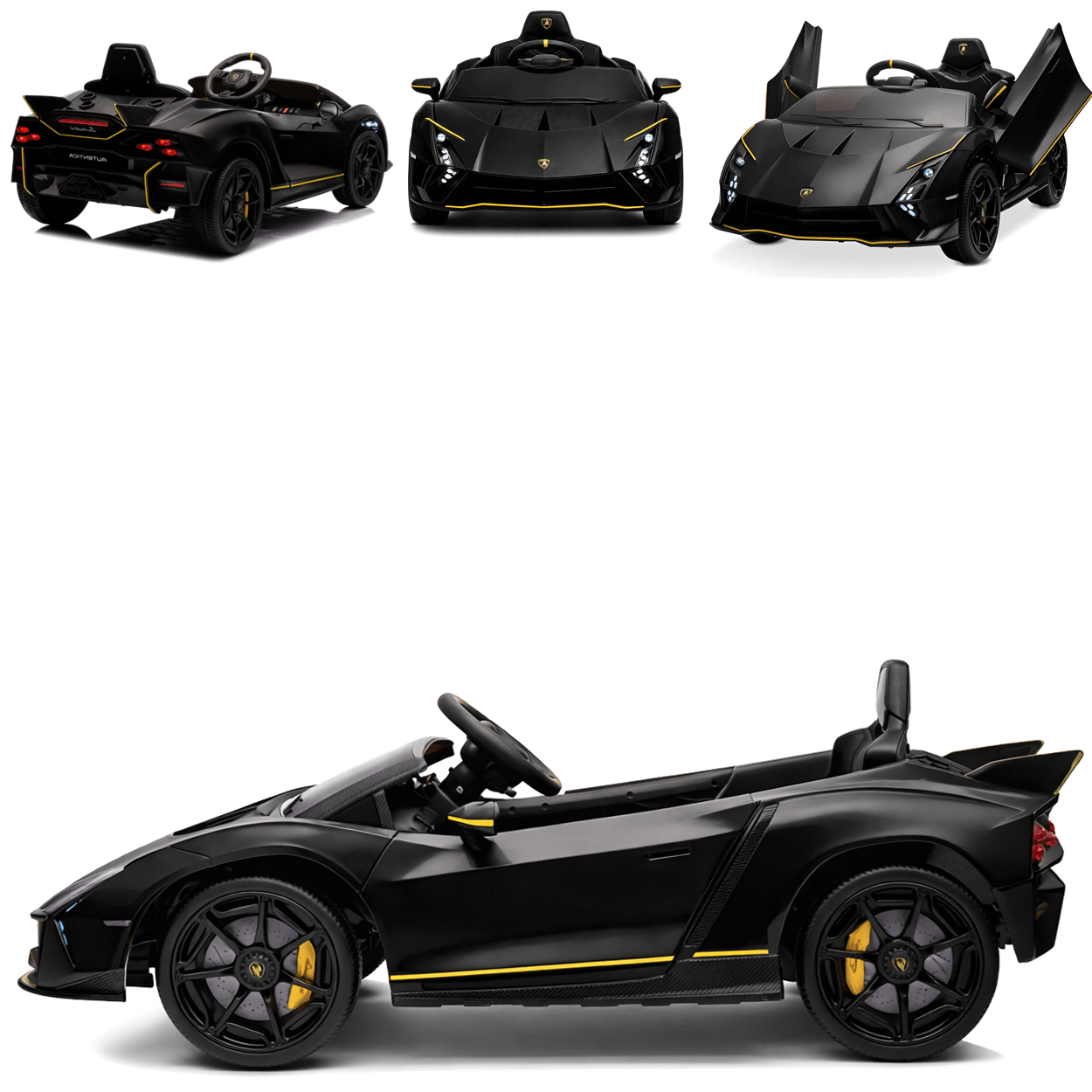 Carro Eletrico Infantil Lamborghini Aventador Bang Toys Preto 12V ...
