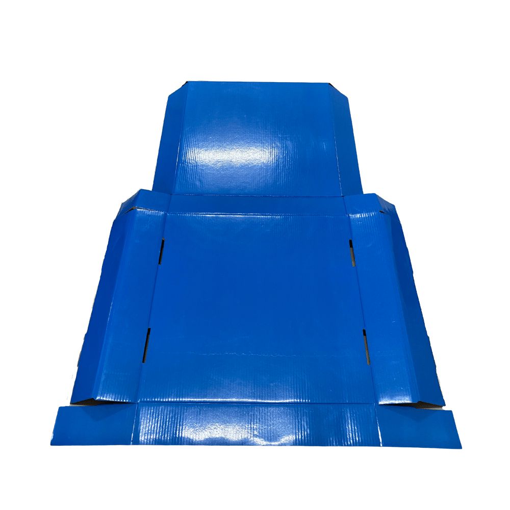 Caixa Azul Plastificada 35x35x5 | Ouropak Embalagens - Ouropak ...