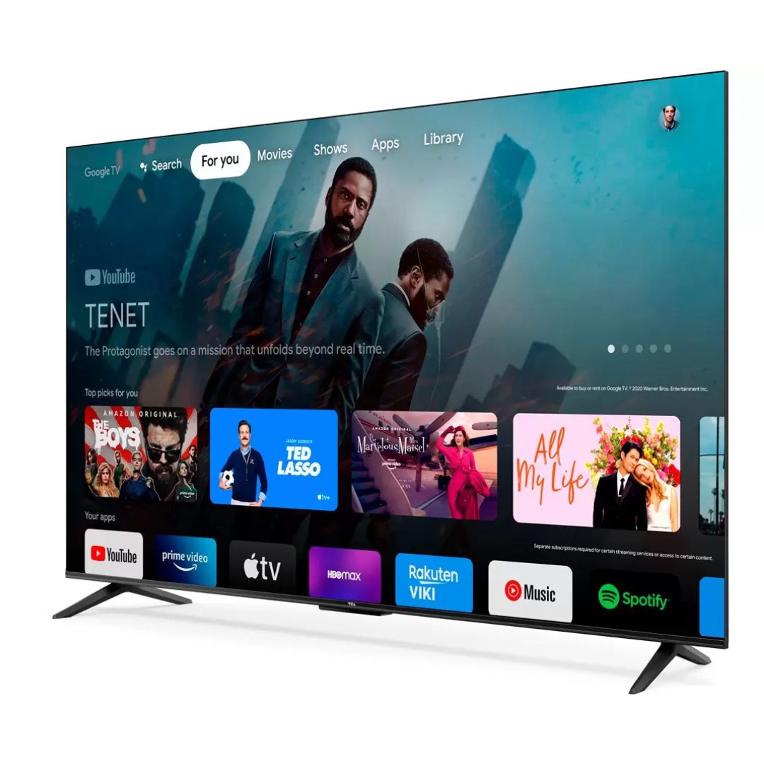 Smart TV TCL 50 Polegadas LED 4K UHD 50P635 Google TV Wi-Fi, Bluetooth ...