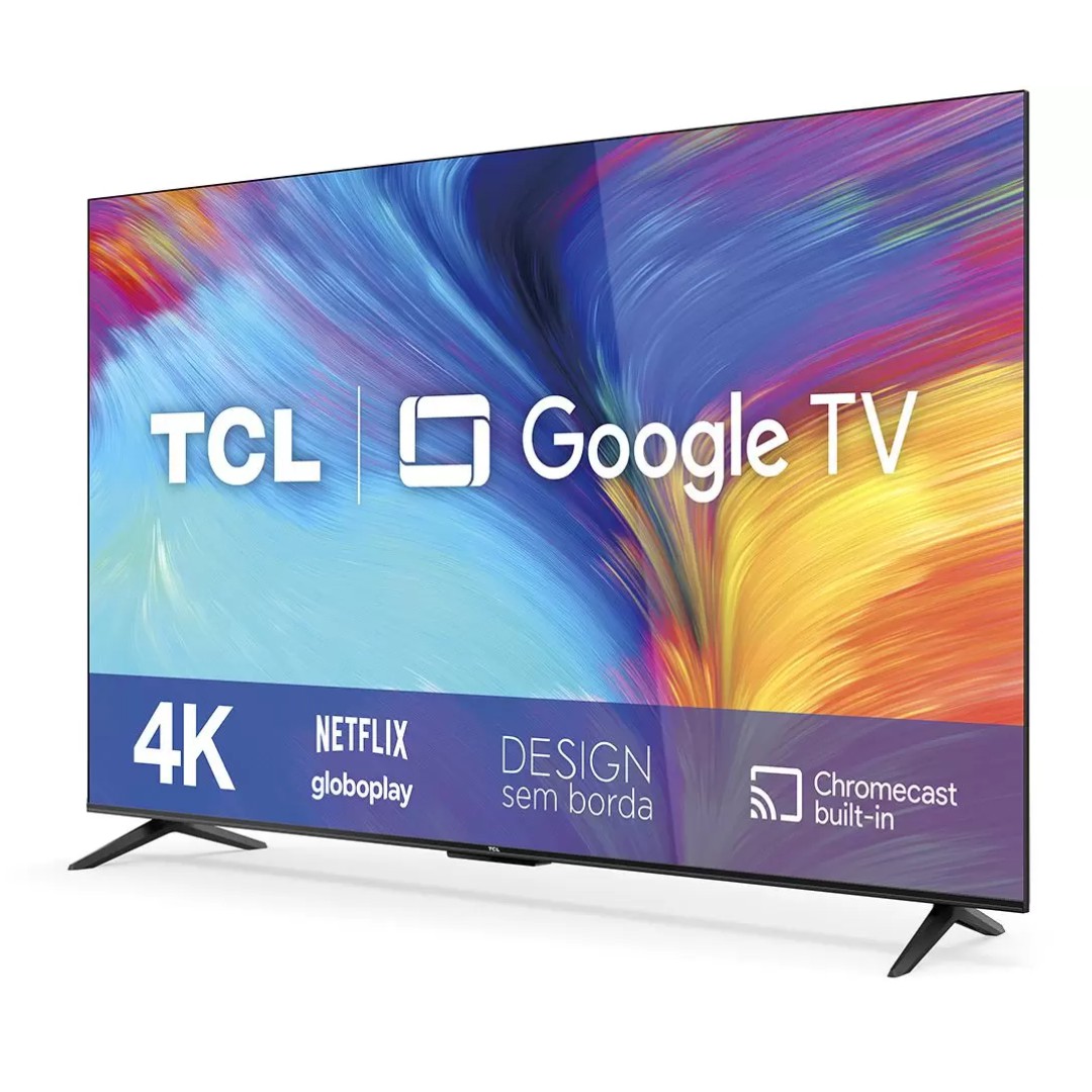 Smart TV TCL 50 Polegadas LED 4K UHD 50P635 Google TV Wi-Fi, Bluetooth ...