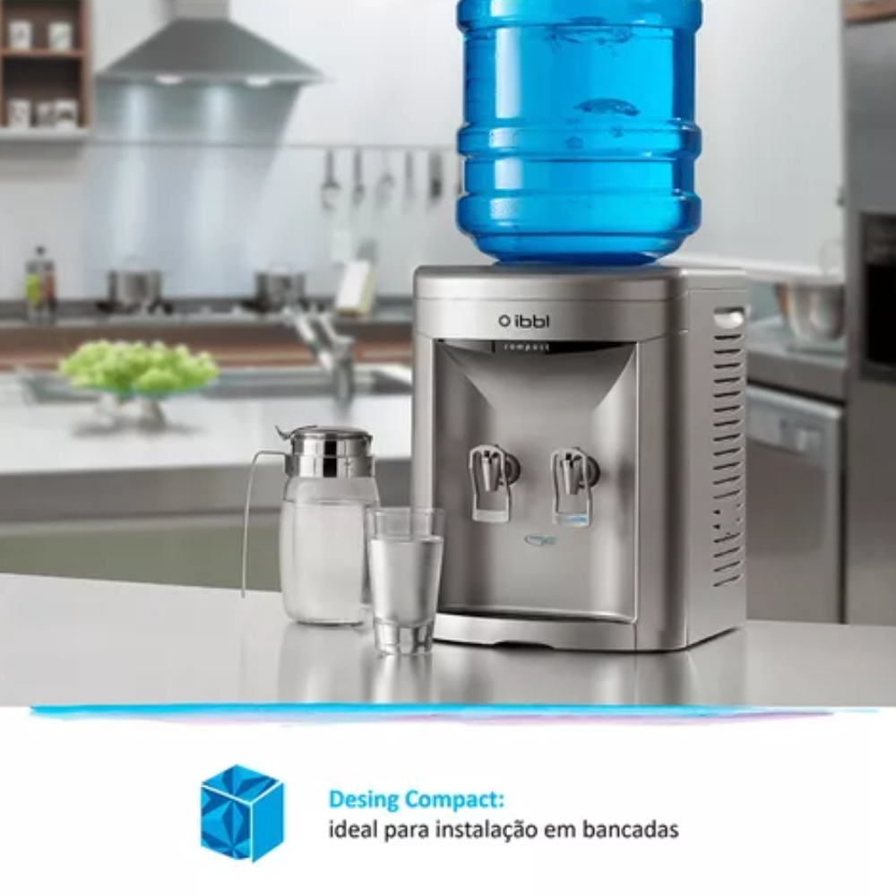 Bebedouro de Mesa Compact IBBL Inox Compressor 110V - MOREIRA MÓVEIS E ...