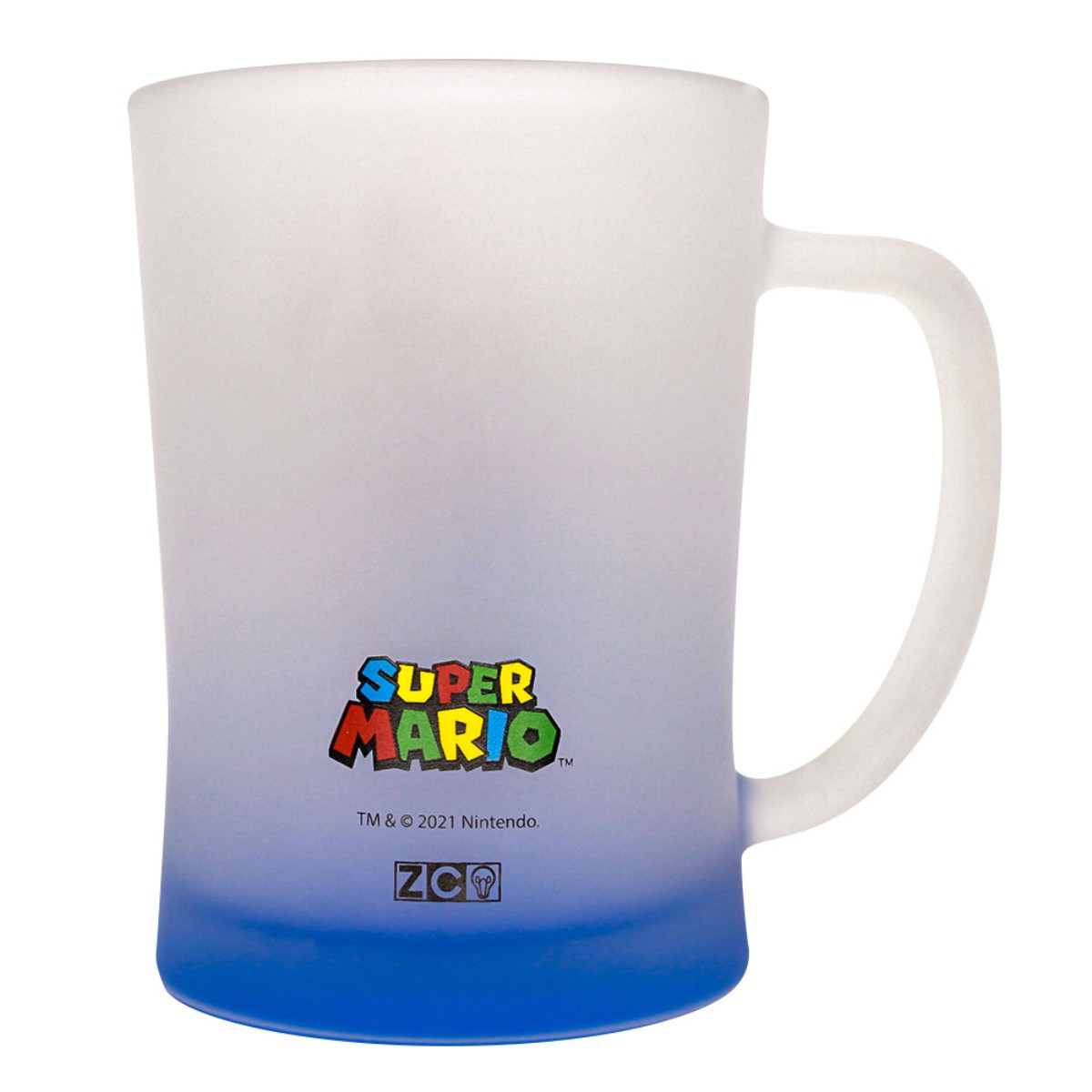 Caneca Chopp Super Mario Let's-A-Go! Vidro Fosco 650ML Oficial Nintendo ...