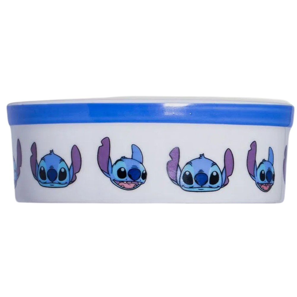 Comedouro Para PET Stitch 400ml Porcelana Branca Individual Oficial ...