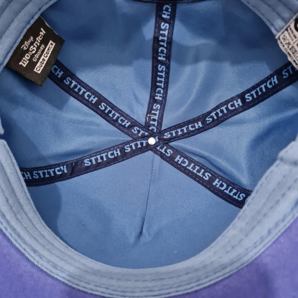 Boné Stitch Rosto Azul Aba Reta Unissex Adulto Oficial Disney ...