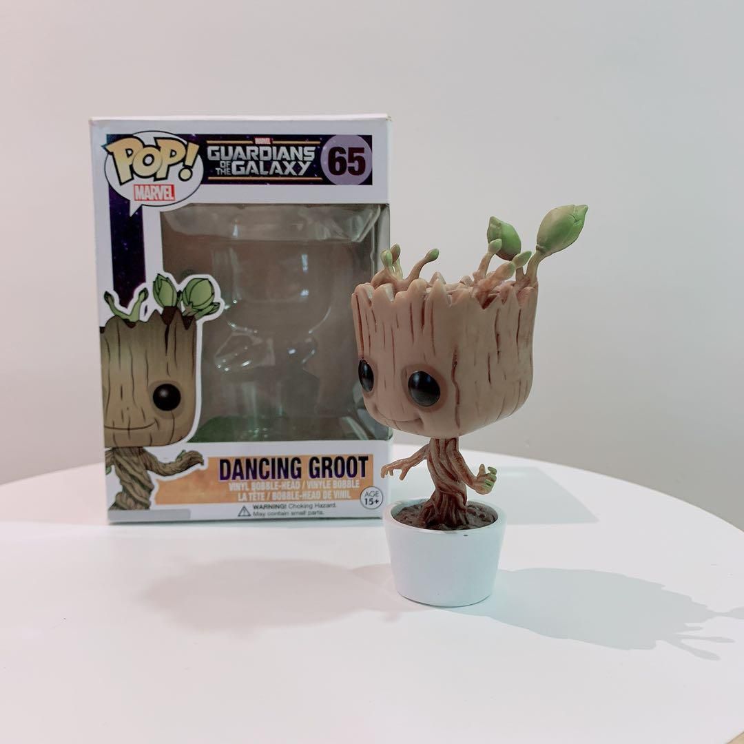 Pop Funko Dancing Baby Groot #65 Guardiões Da Galáxia Marvel ...