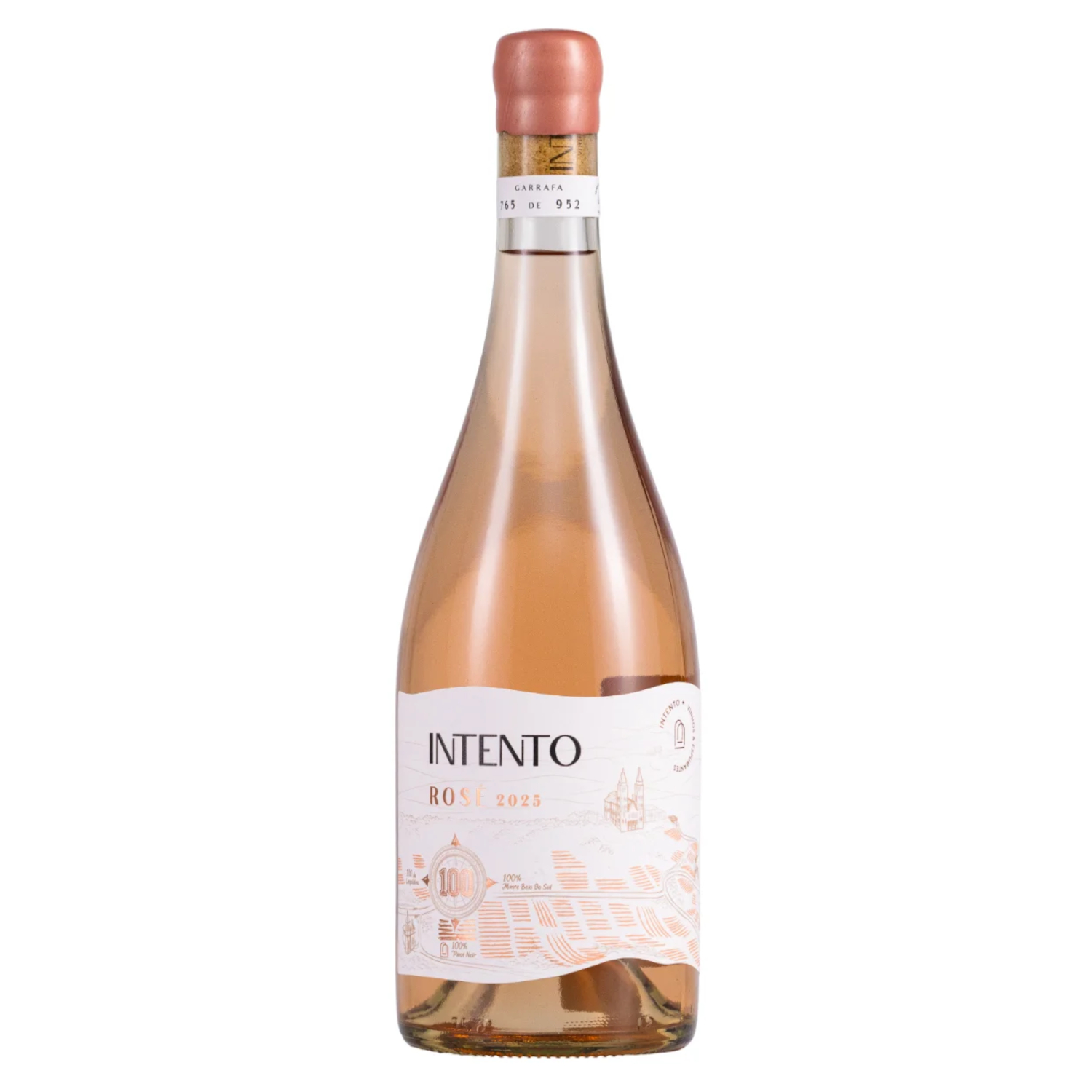 Intento Vinho Rosé Pinot Noir 2025 - Anja Vinhos | Vinhos com Amor!